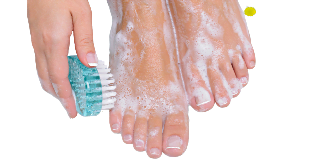 Washing and drying feet - Tip 2025